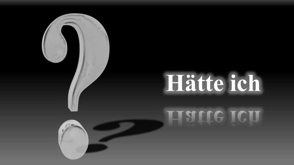 Hätte ich? – Jürgen Fritz Blog