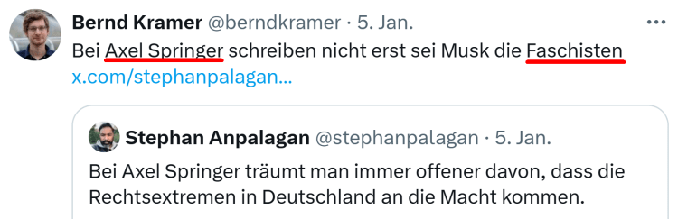 Was der SZ-Journalist Bernd Kramer auf X so schreibt – Jürgen Fritz Blog