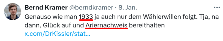 Was der SZ-Journalist Bernd Kramer auf X so schreibt – Jürgen Fritz Blog